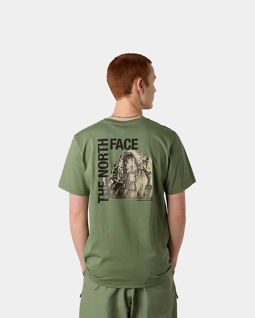 T-shirt The North Face Half Dome Photo Verde - InsideBox – InsideBox